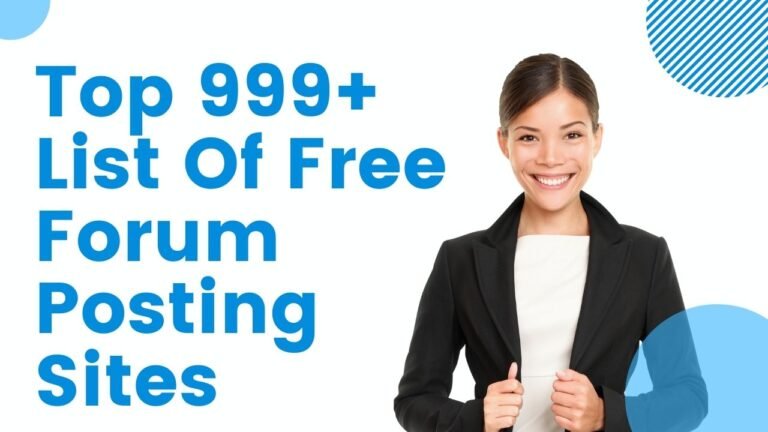 Top 999+ List Of Free Forum Posting Sites Of 2023 – The Digital Fury